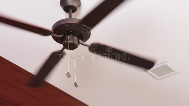 Anonymous Turn Off Wooden Ceiling Fan. Modern Device for Cooling Room ...