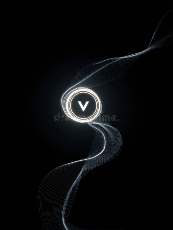 Anonymous Web Browsing Icon Illuminated Against a Dark Background with ...