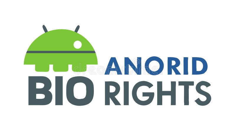 ANORID BIO RIGHTS Logo, Android and Biology, Vector Design Generative ...