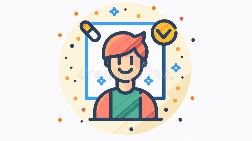 Professional Approval Identity Icon for Identity Related Concepts Stock ...