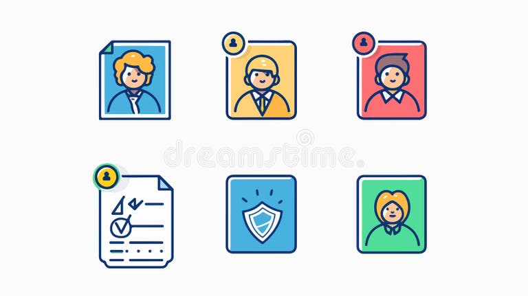 Professional Approval Identity Icon for Identity Related Concepts Stock ...