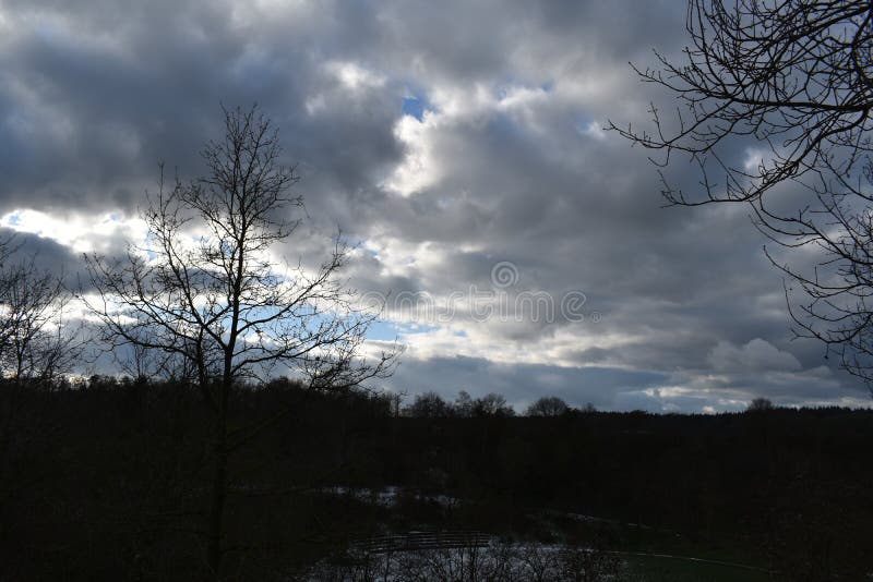 Cloudy Winter Sky Over Holland 2 Stock Photo - Image of clouds, winter ...