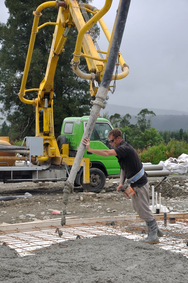 Another concrete pour stock image. Image of gear, building - 44456585