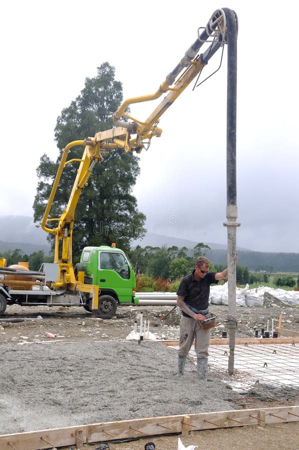 Another concrete pour stock image. Image of industry - 48147963
