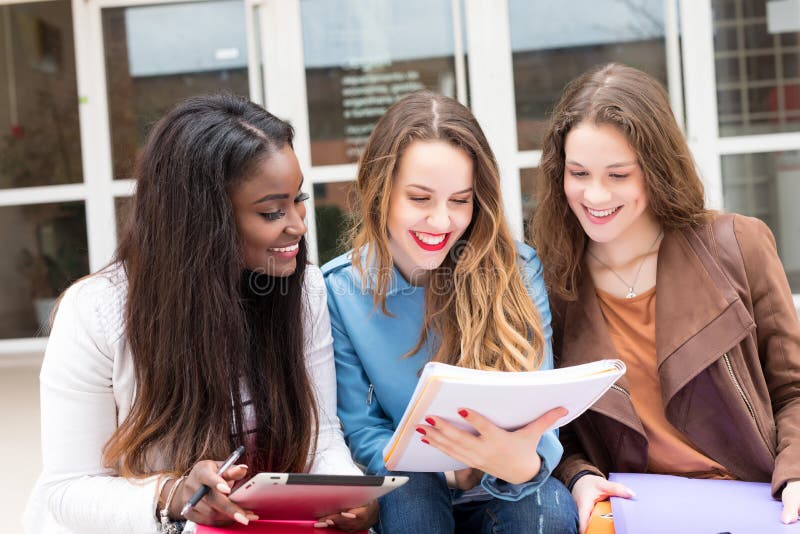 Another Day at the University! Stock Photo - Image of outside, female ...