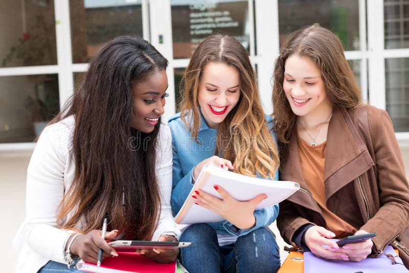 Another Day at the University! Stock Photo - Image of campus, happiness ...