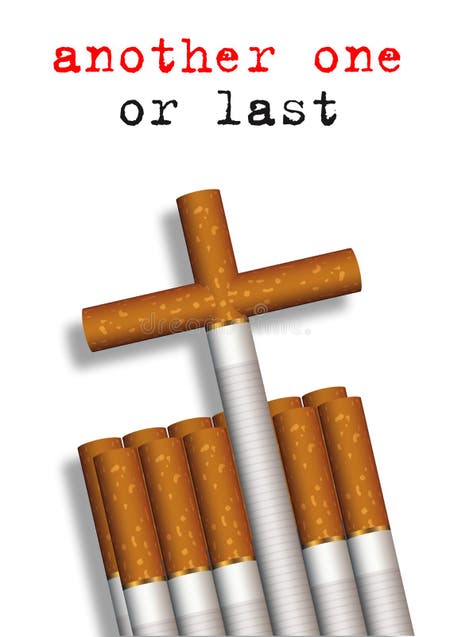 Another one stock illustration. Illustration of cigarette - 1980184