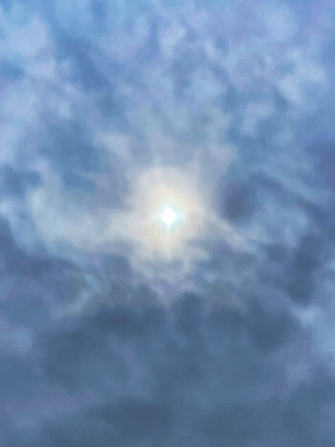 Another Ordinary Cloudy Sky Above. Stock Image - Image of horizon ...