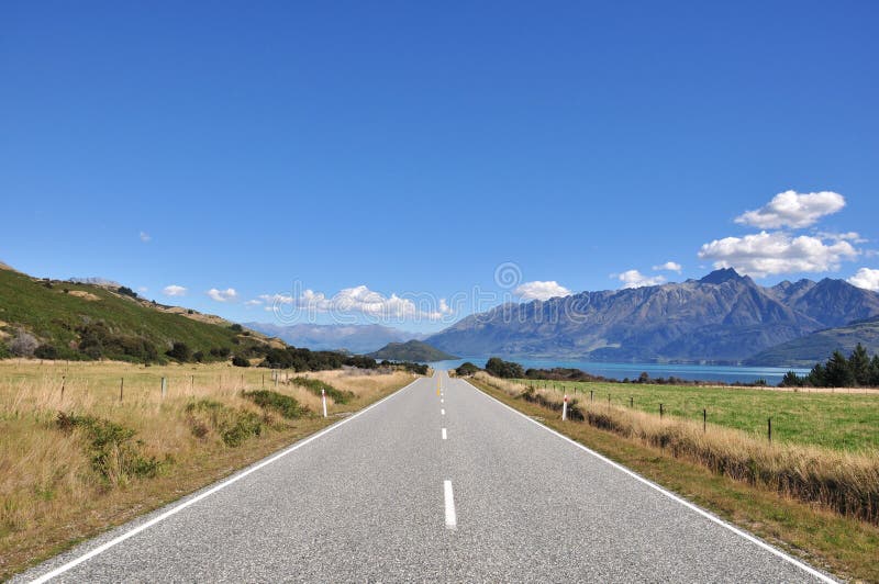 Another road stock photo. Image of leading, long, straight - 27100502