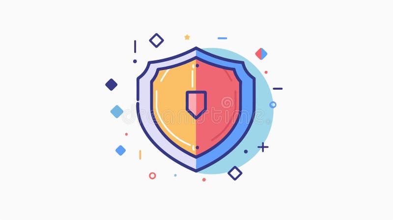 Identity Protection Shield Icon for Security and Privacy Concepts Stock ...