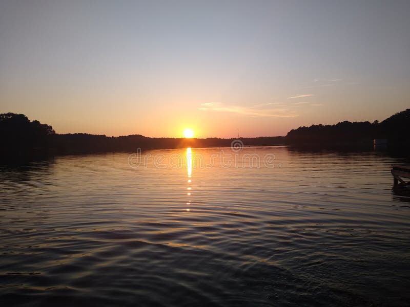 Another Shot White Oak Lake Back Home in Ar Stock Photo - Image of ...