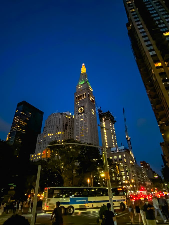 Another Splendid Night in NYC. Editorial Stock Photo - Image of size ...