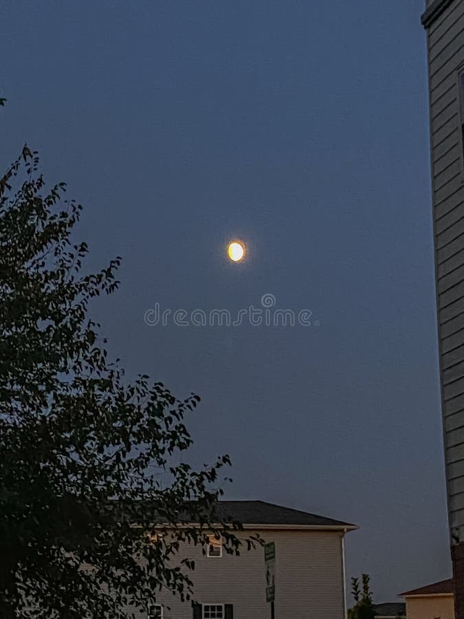 Another Splendid Night Sky with Moonlight. Stock Image - Image of ...