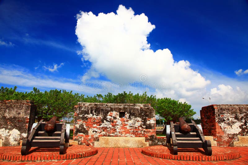 Anping Small Fort, Tainan City, Taiwan Stock Photo - Image of ancient ...
