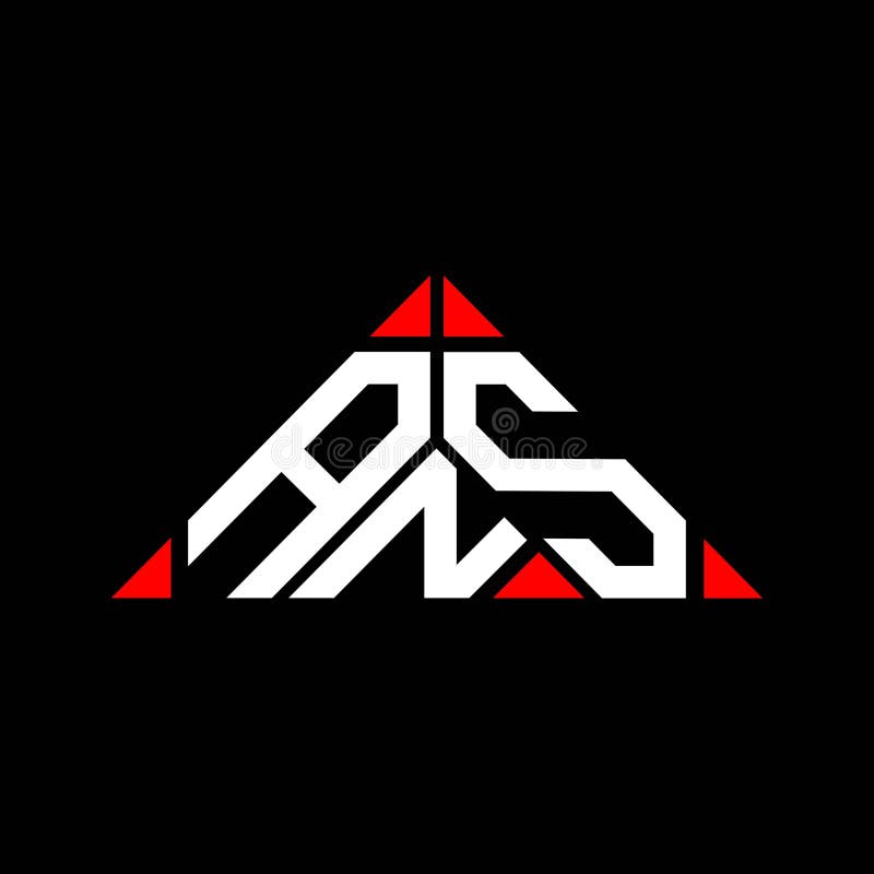 ANS Letter Logo Creative Design with Vector Graphic, ANS Simple and ...