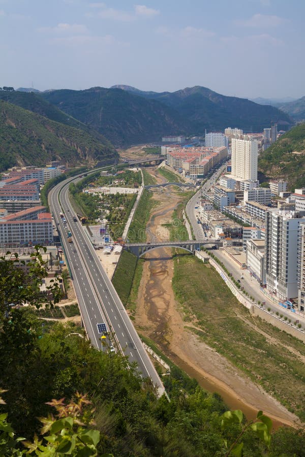 Ansai City Yanan Shanxi China Editorial Photography - Image of shop ...