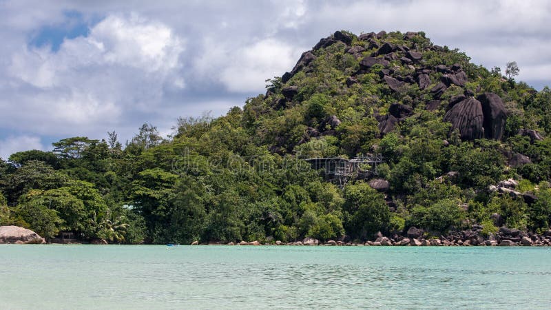 Anse Volbert Beach on Praslin in Seychelles Stock Photo - Image of ...