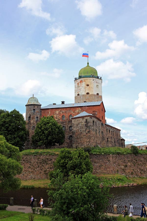 Eine Ansicht Von Wyborg-Stadt Vom Schlossturm Russland Redaktionelles ...