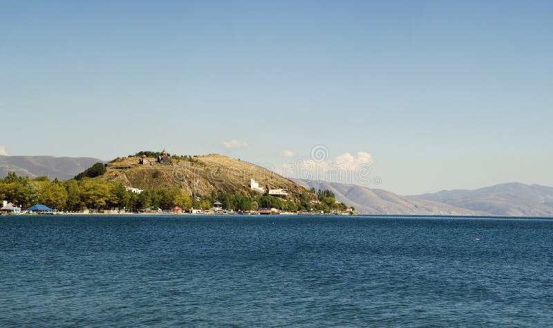 Ansicht Von Sevanavank-Kloster, See Sevan Stockfoto - Bild von hotel ...