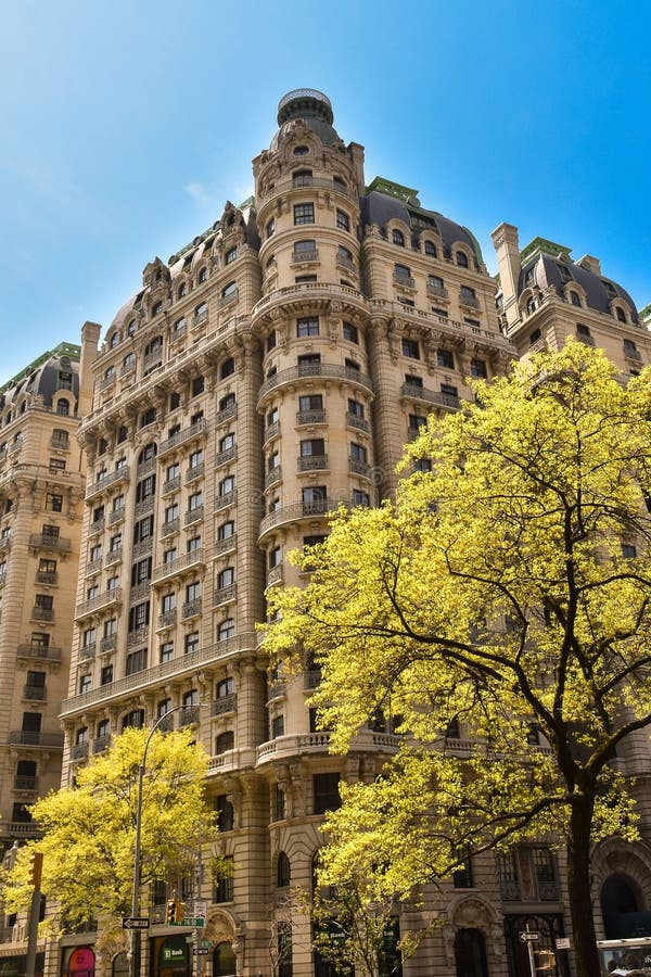 The Ansonia (formerly the Ansonia Hotel) Stock Image - Image of single ...