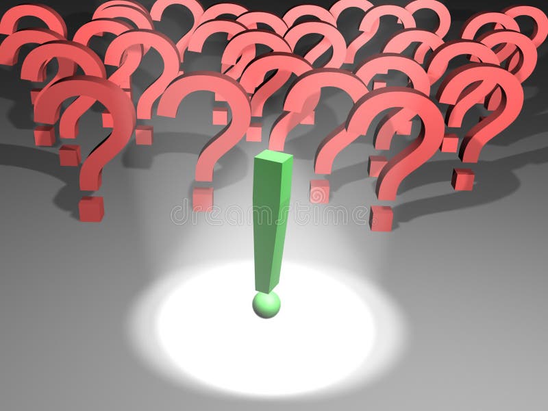 Answer stock illustration. Illustration of isolated, teamwork - 6998279