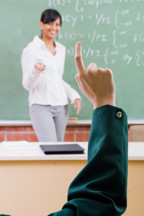Answer stock photo. Image of education, adult, girl, blackboard - 9707178