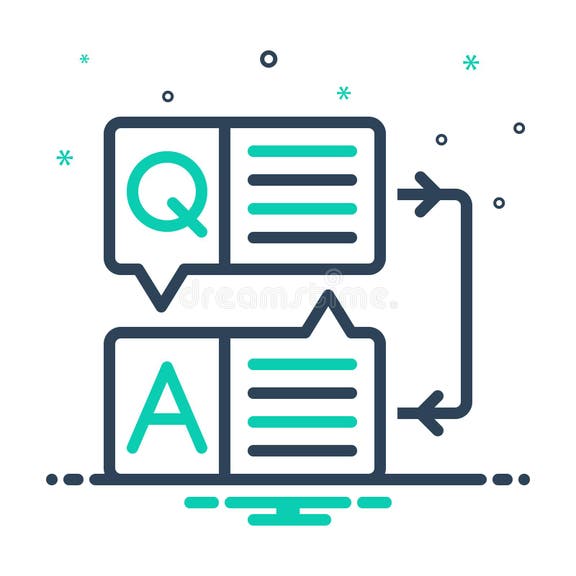 Mix Icon for Answer, Reply and Respond Stock Illustration ...