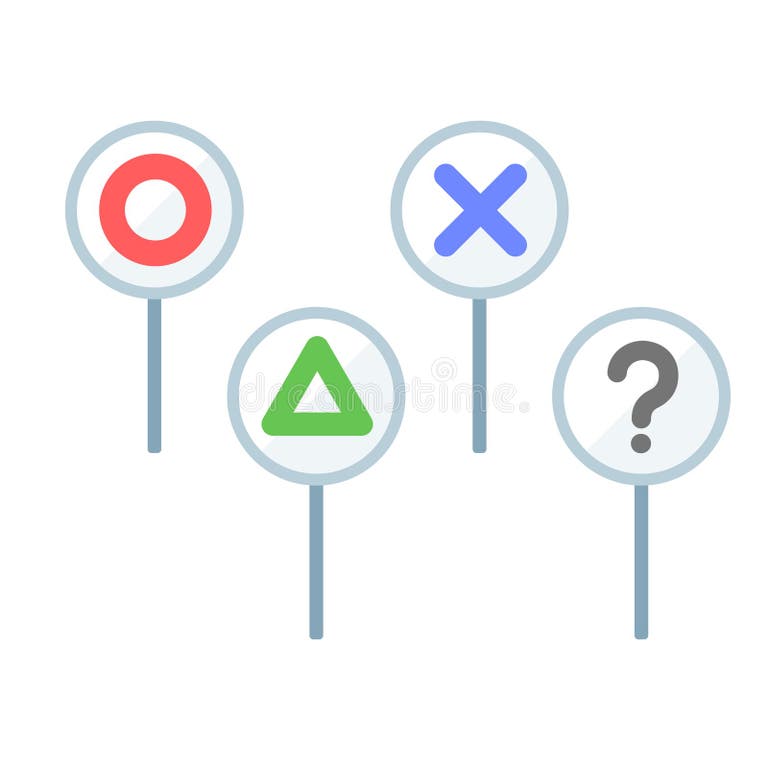 Answer panels stock vector. Illustration of clip, question - 217221826