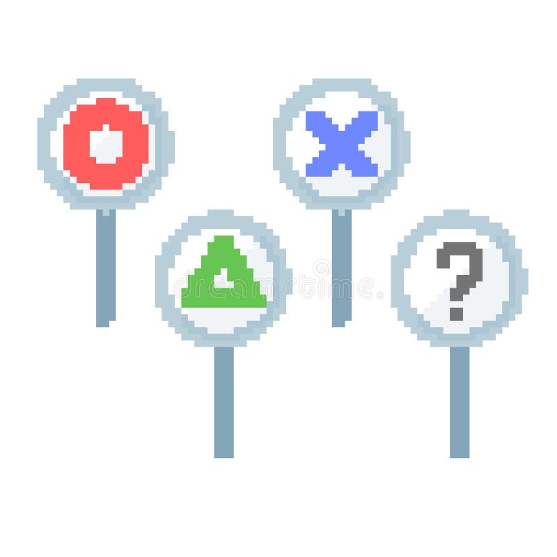 Answer panels stock vector. Illustration of item, graphic - 267160332