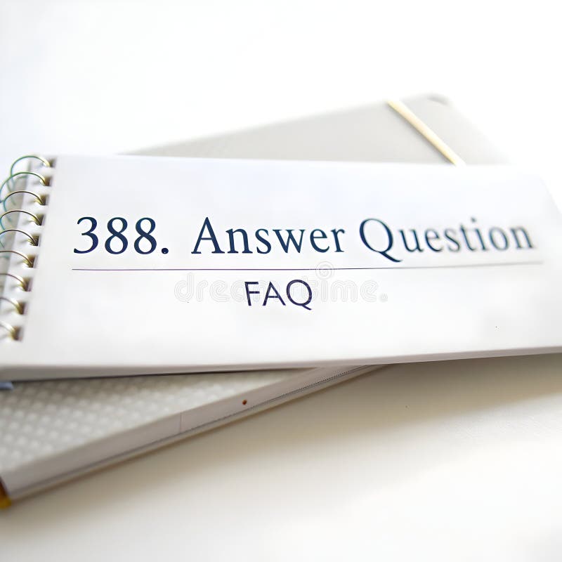Answer Question FAQ Isolated on White Background Stock Illustration ...