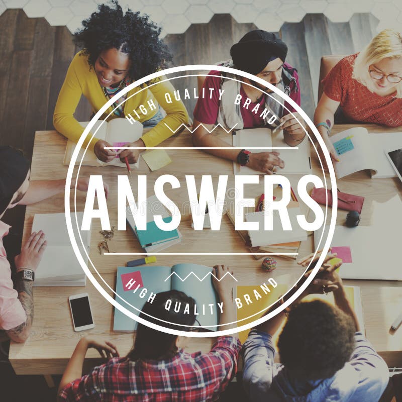 Answer Reply Response Reaction Solution Concept Stock Image - Image of ...