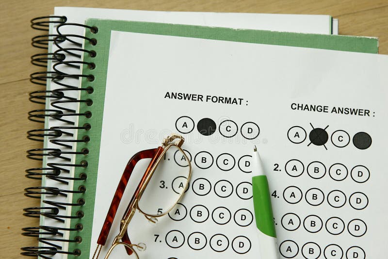 Answer Sheet stock image. Image of scholastic, mind, smart - 10512977