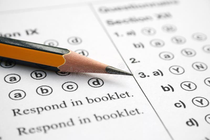 Answer Sheet stock image. Image of education, pencils, test - 478105