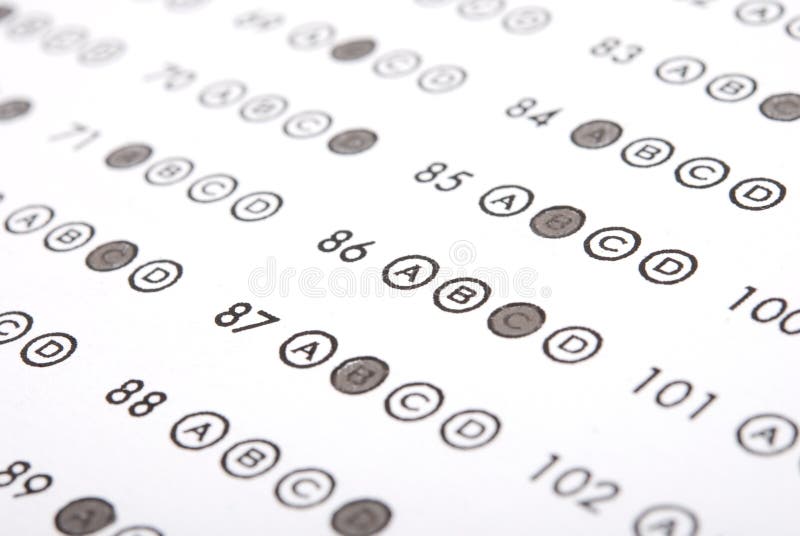 Test abcd stock photo. Image of class, examination, scan - 17029344