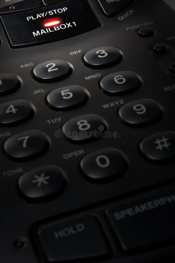 Telephone & Answering Machine Stock Image - Image of telecommunication ...