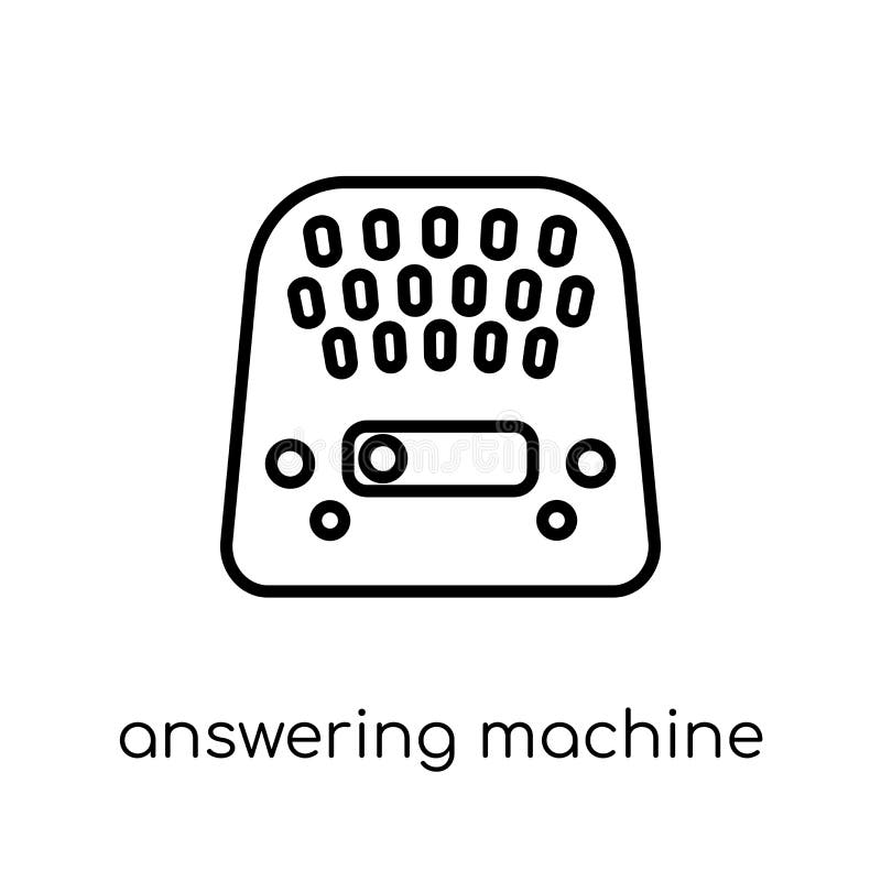 Answering Machine Icon Stock Illustrations – 155 Answering Machine Icon ...