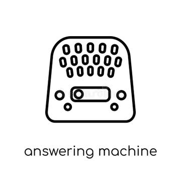 Answering Machine Icon Stock Illustrations – 155 Answering Machine Icon ...