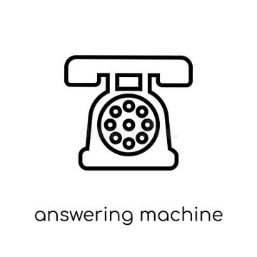 Answering Machine Icon Stock Illustrations – 186 Answering Machine Icon ...