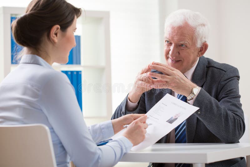 Answering the questions stock photo. Image of apply, interview - 49662000