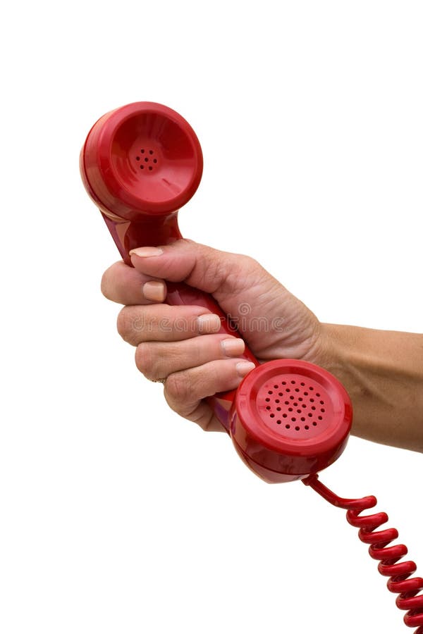 Answering the Telephone stock image. Image of answer - 10886625