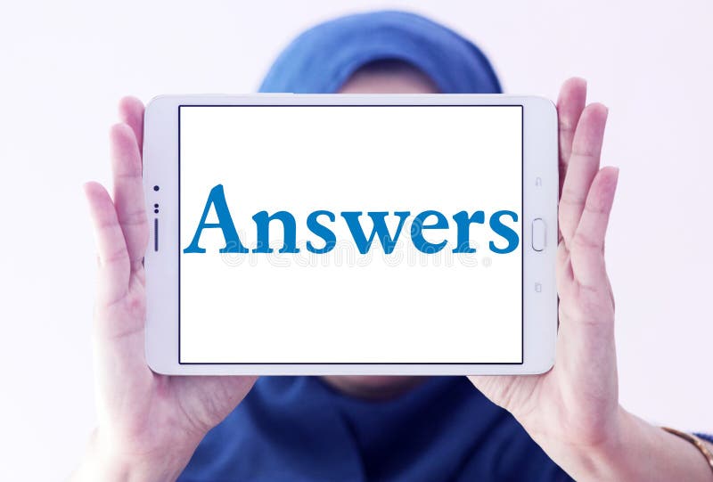 Answers.com logo editorial stock image. Image of internetbased - 110091669