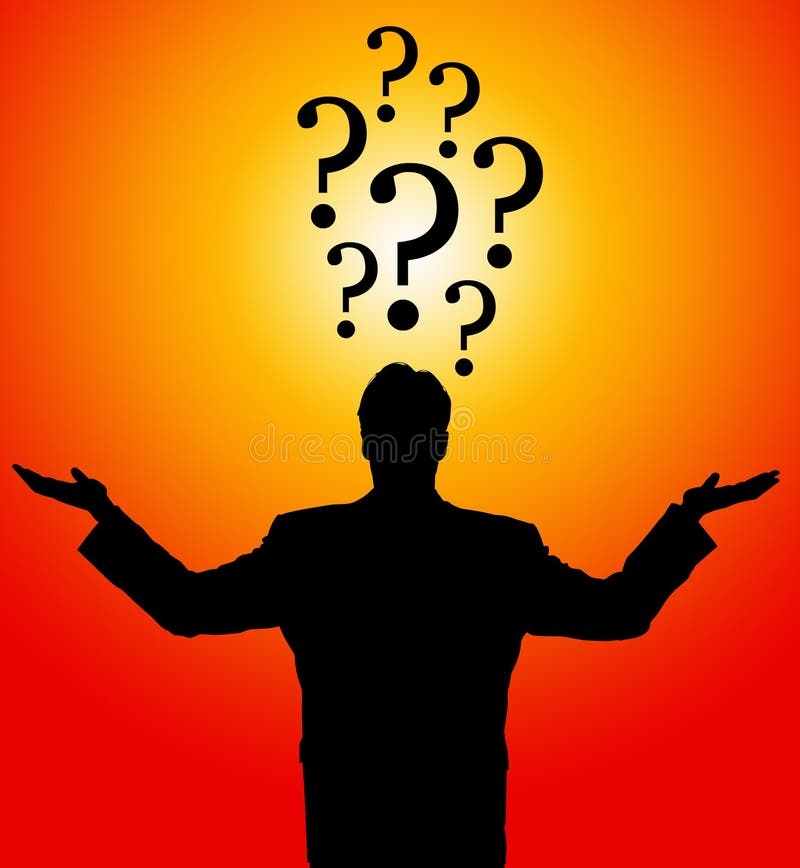No answers yet stock image. Image of doubt, examination - 7540929