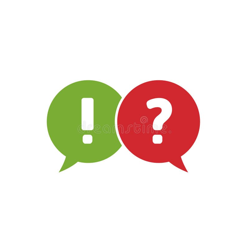 Answers and questions stock vector. Illustration of advice - 89201611