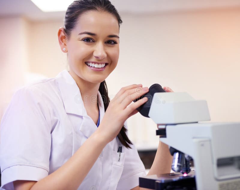 The Answers are Right Under this Microscope. Portrait of a Young ... The Answers are Right Under this Microscope. Portrait of a Young ...