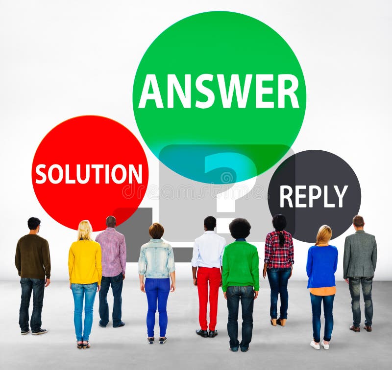 Solution Problem Solving Share Ideas Concept Stock Photo - Image of ...