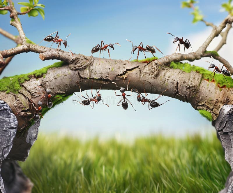 Team Work Bridge Stock Illustrations – 1,685 Team Work Bridge Stock ...