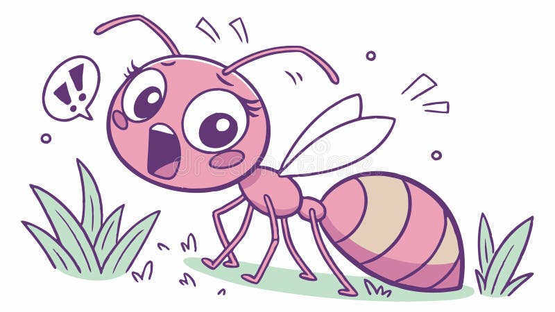 Ant Anxious Rests Bank Bag Vector Stock Vector - Illustration of sign ...