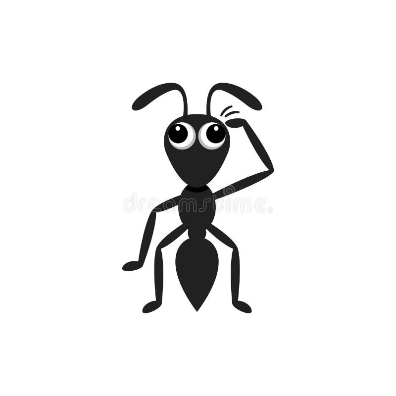 Ant cartoon stock vector. Illustration of hand, animal - 47956217