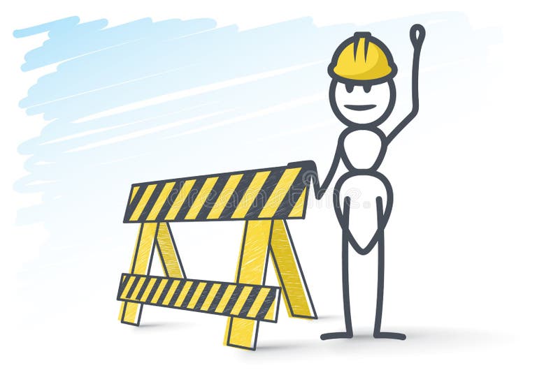 Ant and construction sigh stock vector. Illustration of next - 83913886