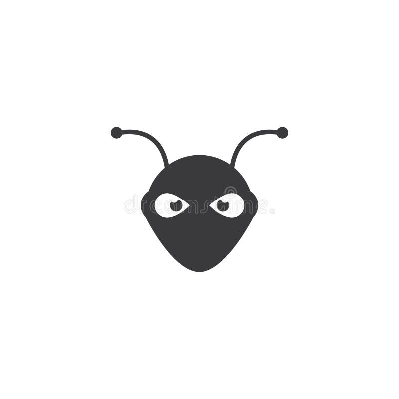 Ant head stock vector. Illustration of isolated, pest - 199097920